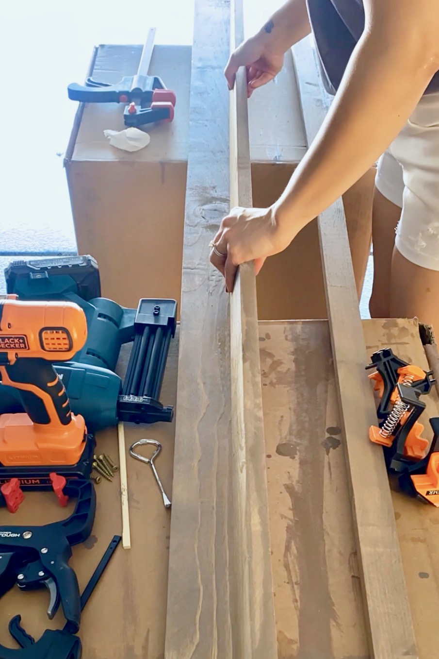 DIY Picture Ledge – Home with Emily Jean